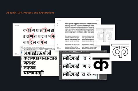 Saanjh Devnagari Typeface Design Behance