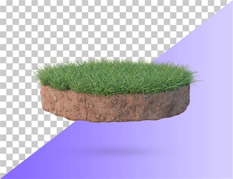 Premium Psd Grass Podium Land Realistic Grass Ground