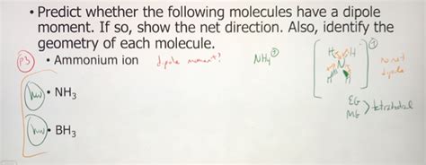 Solved • Predict Whether The Following Molecules Have A
