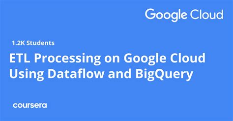 ETL Processing On Google Cloud Using Dataflow And BigQuery