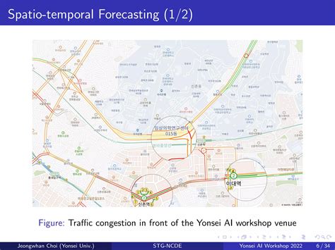Yonsei Ai Workshop 2022 Graph Neural Controlled Differential Equations For Traffic Forecasting