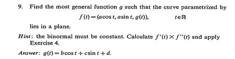 calculus planar curve differential equation condition mathematics