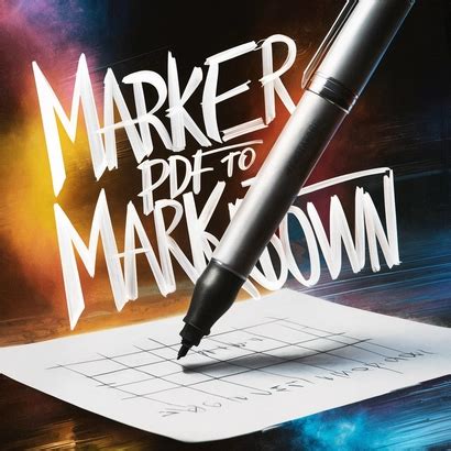 Convert PDFs To Markdown With Marker Datatunnel