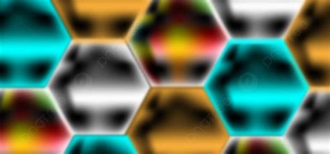 Colorful Hexagonal Background Design Vector Colorful Background