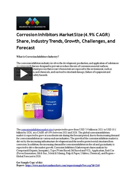 Corrosion Inhibitors Landscape An In Depth Analysis Presentation Free To Download