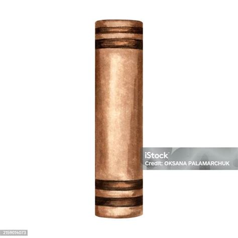 책 빈티지 제본 교과서 손으로 그린 수채화 그림이 분리되어 있습니다 교육 지식 개념 골동품 도서관 학용품 스티커 서점 카드 웹