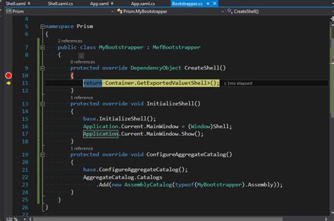 C Prism 610 Mefbootstrappers Implementation Createshell Method