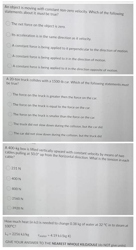 solved an object is moving with constant non zero velocity