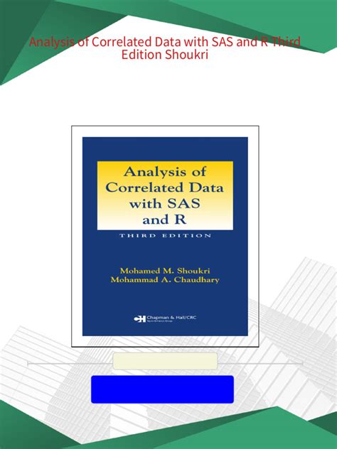 Analysis Of Correlated Data With Sas And R Third Edition Shoukri Read The Ebook Now With The