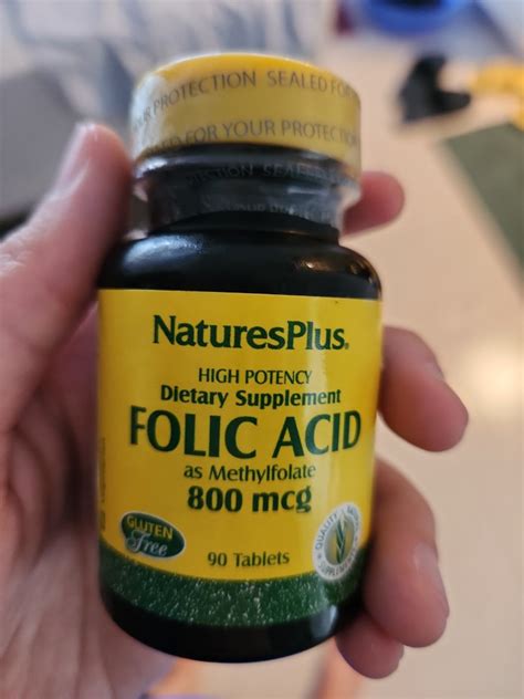Folic Acid Methylfolate 800mcg Health And Nutrition Health