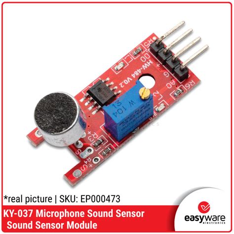 Jual Ky 037 Ky037 Sound Microphone Sensor High Sensitivity Module Shopee Indonesia