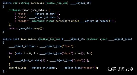 c 结构体自动序列化 反序列化 json 接口 知乎
