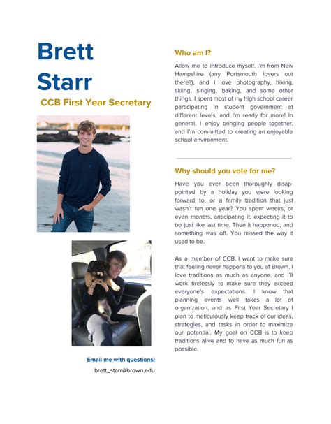 Introducing The First Year Brown University Class Board