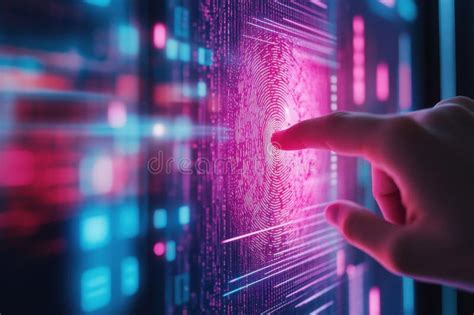 Cybersecurity Innovation Fingerprint Scanning Technology In Digital