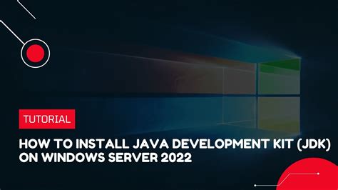 How To Install Jdk On Windows Server 2022 Vps Tutorial Youtube