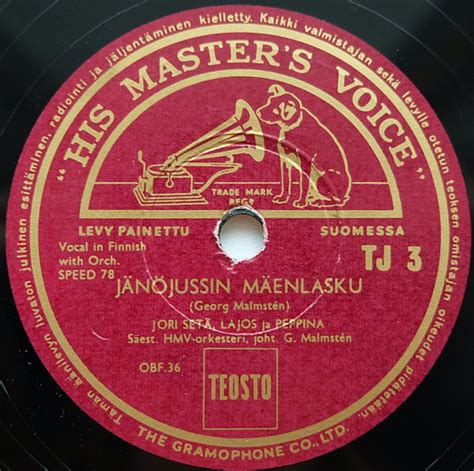 Jori Setä Lajos Ja Peppin Peppin Ja Hmv Orkesteri Jänöjussin