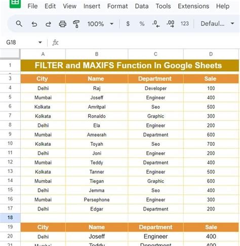 Google Sheets Neotech Navigators