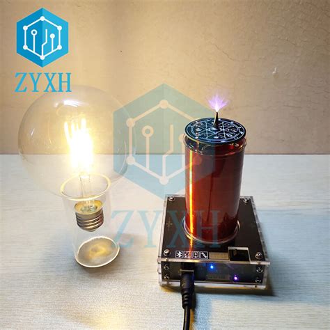 블루투스 호환 음악 테슬라 코일 Pllsstc 고전력 아크 번개 발생기 오디오 Teslar 코일 전자 Diy 키트 액세서리 및 용품