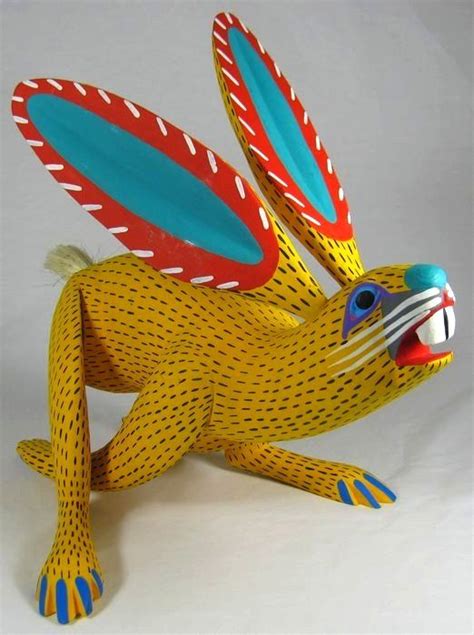 Mexican Folk Art Animals Drawings Alebrijes Are Brightly Colored
