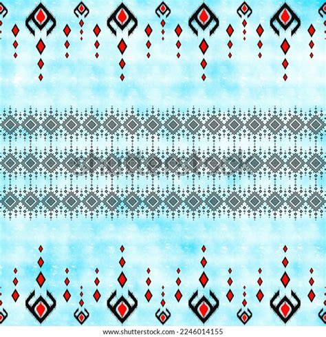 Draw Black Red Lines Blue Background Stock Illustration 2246014155
