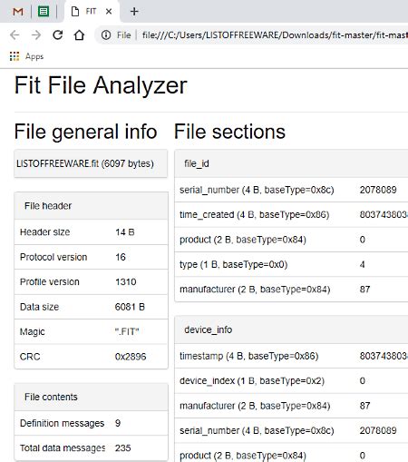 Best Free FIT File Viewer Software For Windows