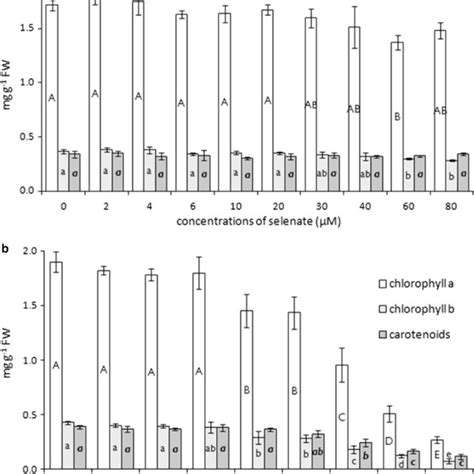 Effects Of Increased Selenate A Or Selenite B Concentrations In The Download Scientific
