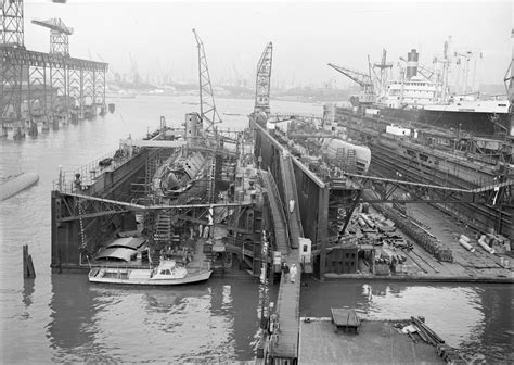 Dok 7 1925 1983 Drijvend Droogdok Rotterdamsche Droogdok Maatschappij