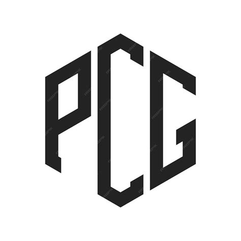 Premium Vector Pcg Logo Design Initial Letter Pcg Monogram Logo Using Hexagon Shape