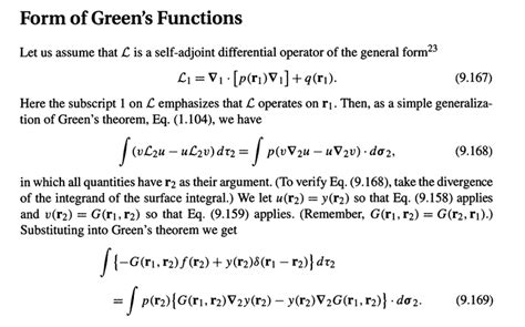 Problem On Green S Function