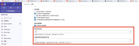 Gitlab 中文版如何设置密码长度、复杂度以及过期时间？ 极狐gitlab 博客园
