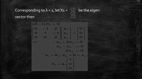 Eigen Value And Eigen Vector Pptx