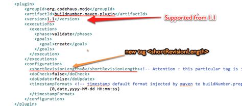 Informatique Maven Buildnumber Plugin Short Revision Id For Git