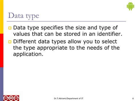 Java Programming Data Types Ppt