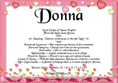 Donna Name Tattoos