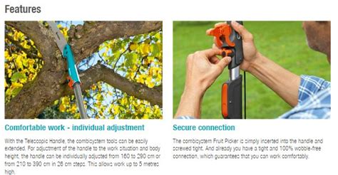 Gardena Combisystem Telescopic Handle 160 290 Cm Garden Plus