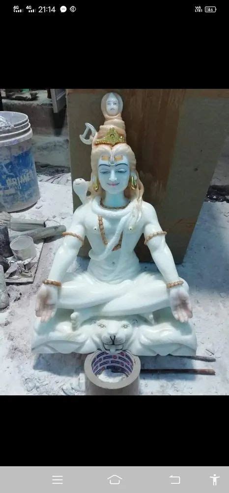 Marble Mahadev Statue At ₹ 45000 Piece In Viratnagar Id 24925447755