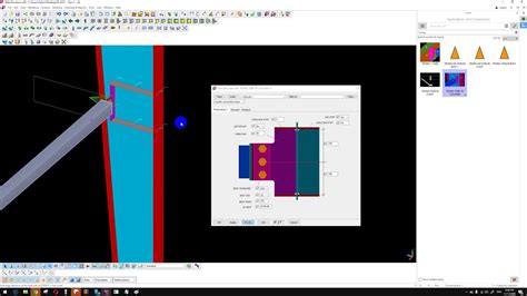 Custom Component Tekla Tube To Column Youtube