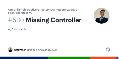 Missing Controller · Issue 530 · Azure Samples Active Directory Aspnetcore Webapp Openidconnect