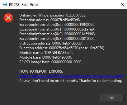 Install Firmware Crash Issue RPCS Rpcs GitHub