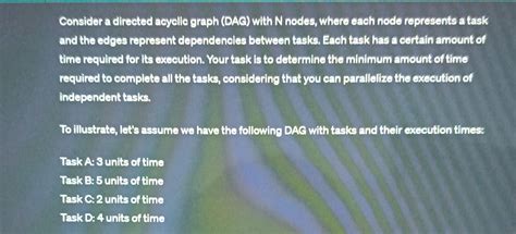 [solved] consider a directed acyclic graph dag w