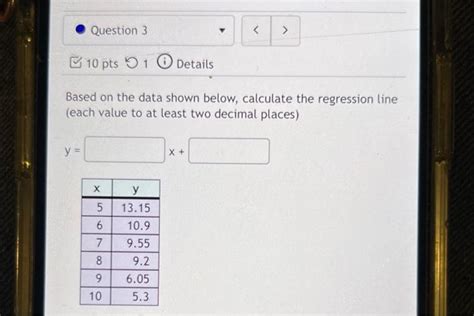 Solved Based On The Data Shown Below Calculate The