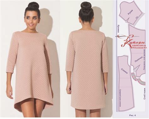 Простая выкройка платья трапеция с перепадом и как сшить своими руками это платье начинающим