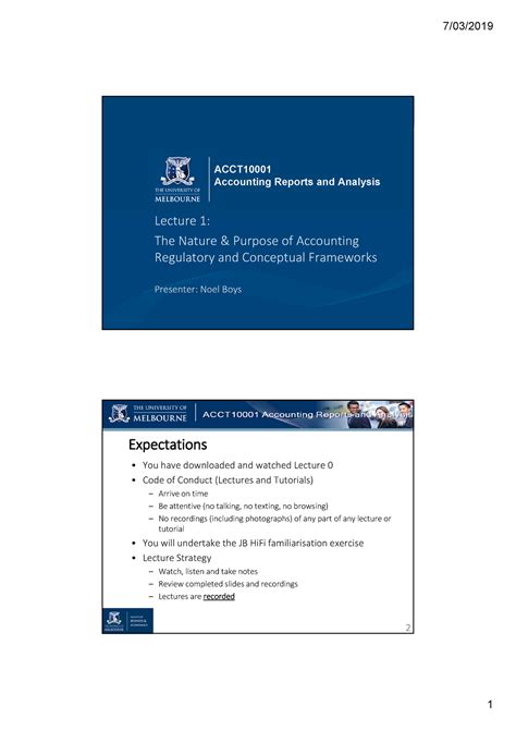 Lecture 01 Completed Slides Warning Tt Undefined Function 32 Acct Accounting Reports And