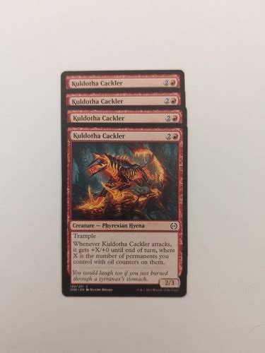 4 Kuldotha Cackler Playset Phyrexia All Will Be One Regular Nm Mtg