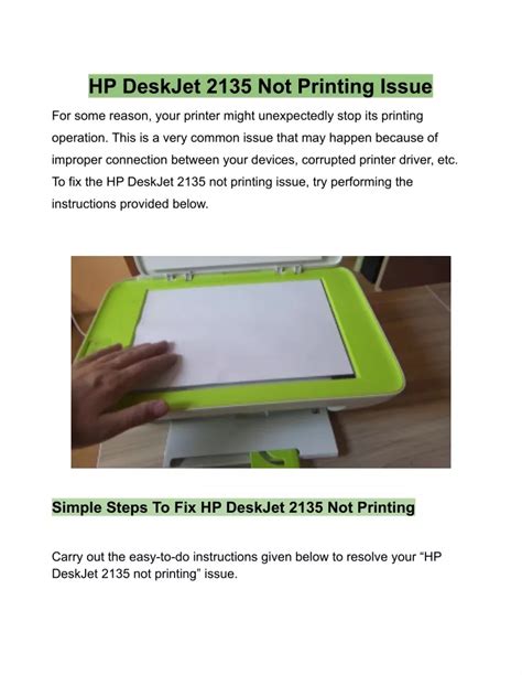 PPT HP Deskjet Not Printing How To Fix Printer Won T Print PowerPoint Presentation ID