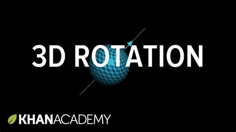 Describing Rotation In D With A Vector Rotating Vector Can Math