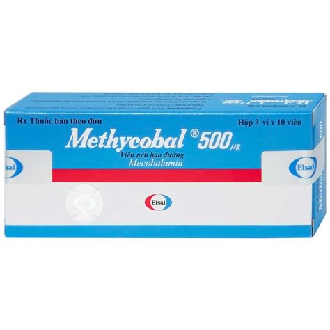 Methycobal 500µg Eisai Trị Bệnh Lý Thần Kinh Ngoại Biên 30 Viên