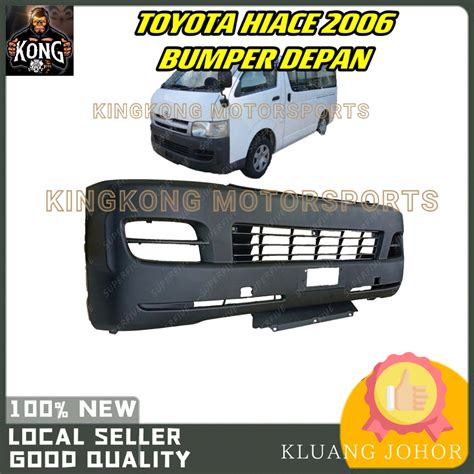 Toyota Hiace Kdh200 2006 2010 Bumper Depan Front Bumper Plastic