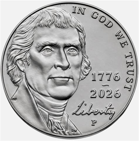 2026 P And D Semi Quincentennial Liberty Dime And Jefferson Nickel Set Of