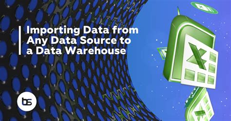 importing data from any data source to a data warehouse